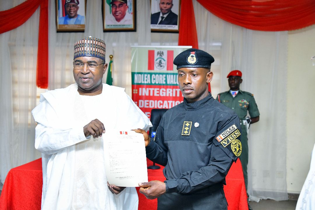 NDLEA officers granted special promotion for brave operation on ...