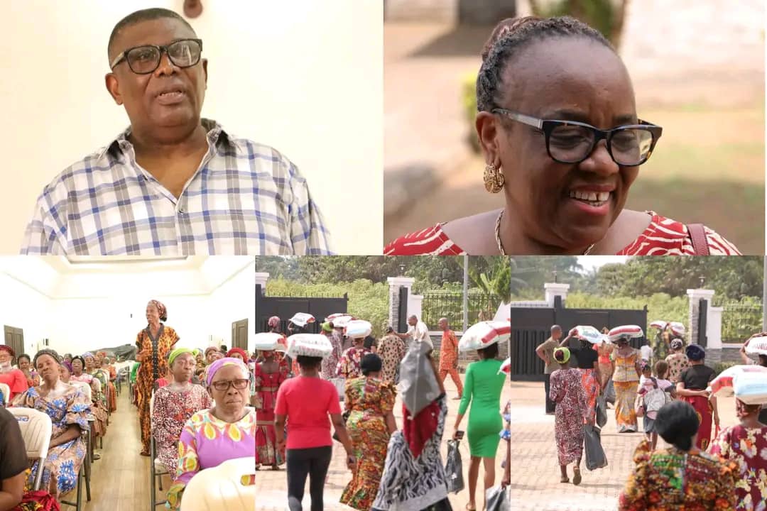 Senator Akobundu and Wife, Mrs Adeola Akobundu, Host Widows, Announce ...