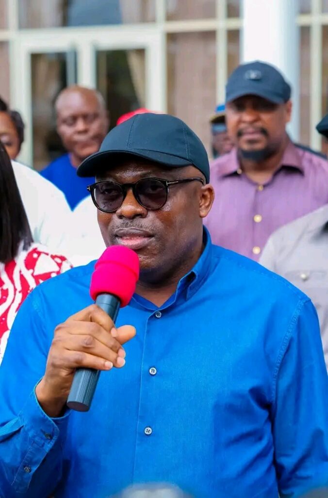Rivers State Governor, Siminalayi Fubara lands in Government House Port ...