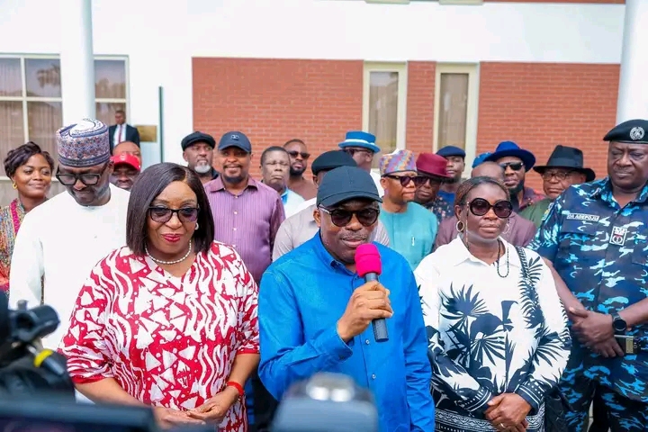Rivers State Governor, Siminalayi Fubara lands in Government House Port ...