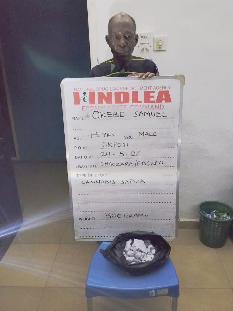 NDLEA arrests 75-year-old in Ebonyi, nabs four notorious female dealers ...